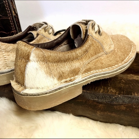 Uwezo | Shoes | Nwt Uwezo Handmade Calf Hair Desert Oxford Shoe | Poshmark